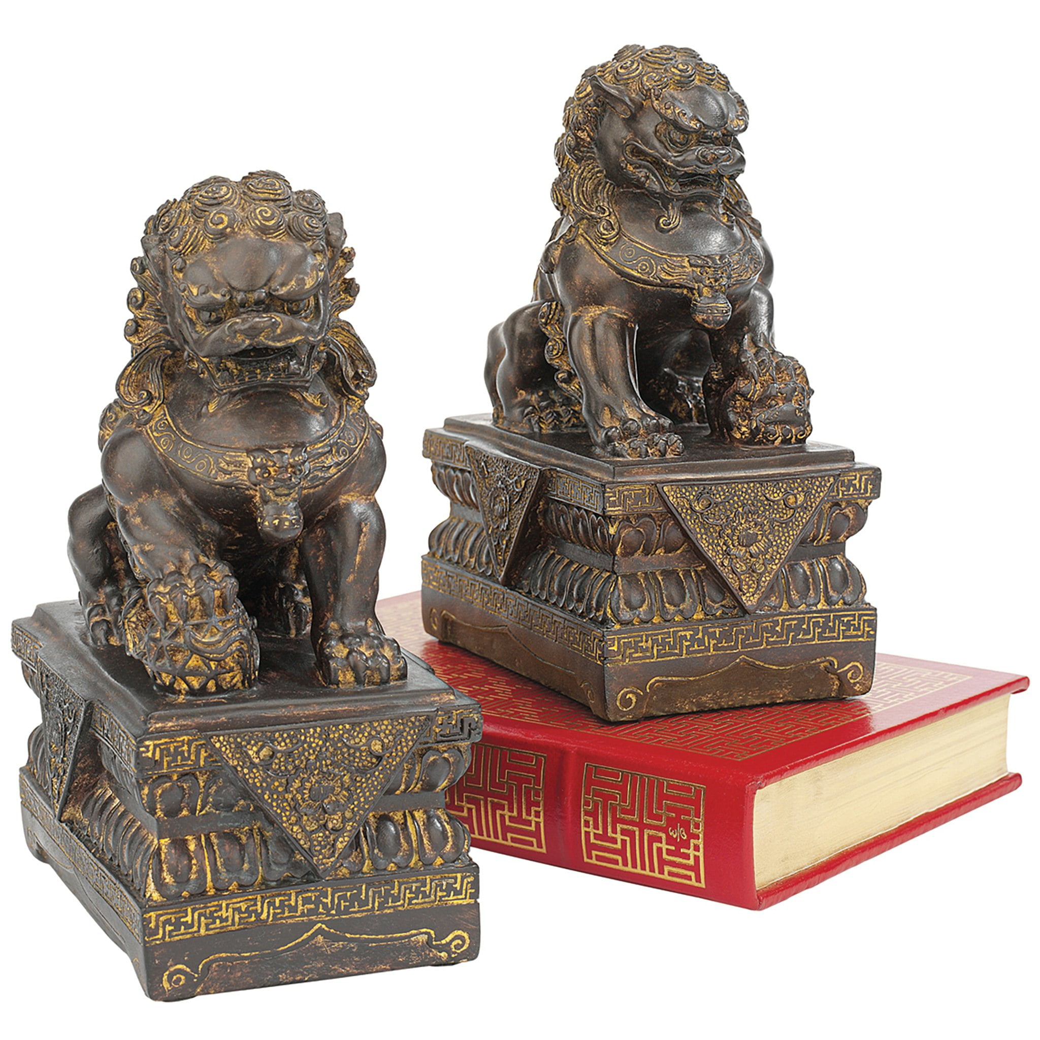 Design Toscano Chinese Guardian Lion Foo Dog Statues - Walmart.com