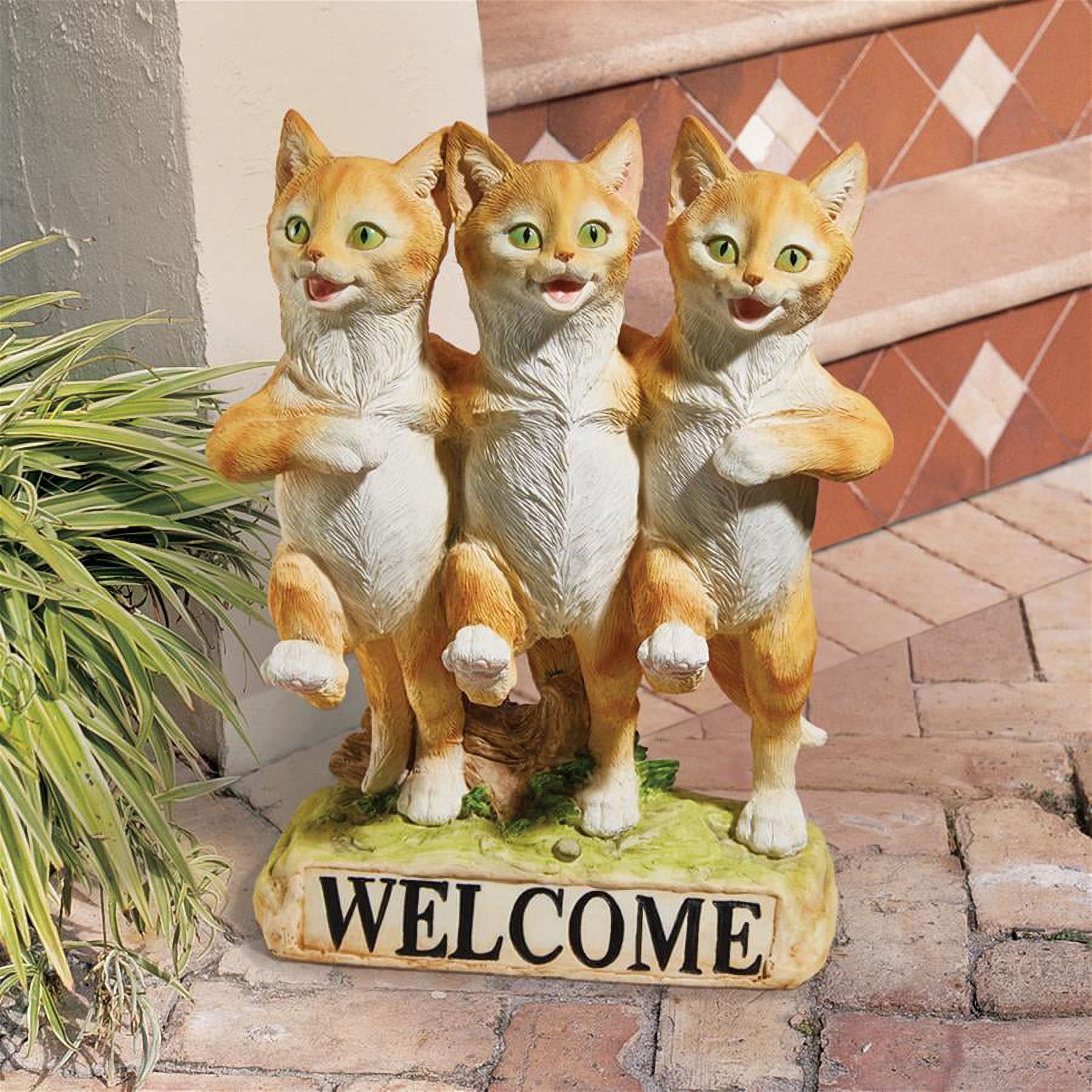 Design Toscano Chorus Line of Cats Garden Welcome Statue - Walmart.com