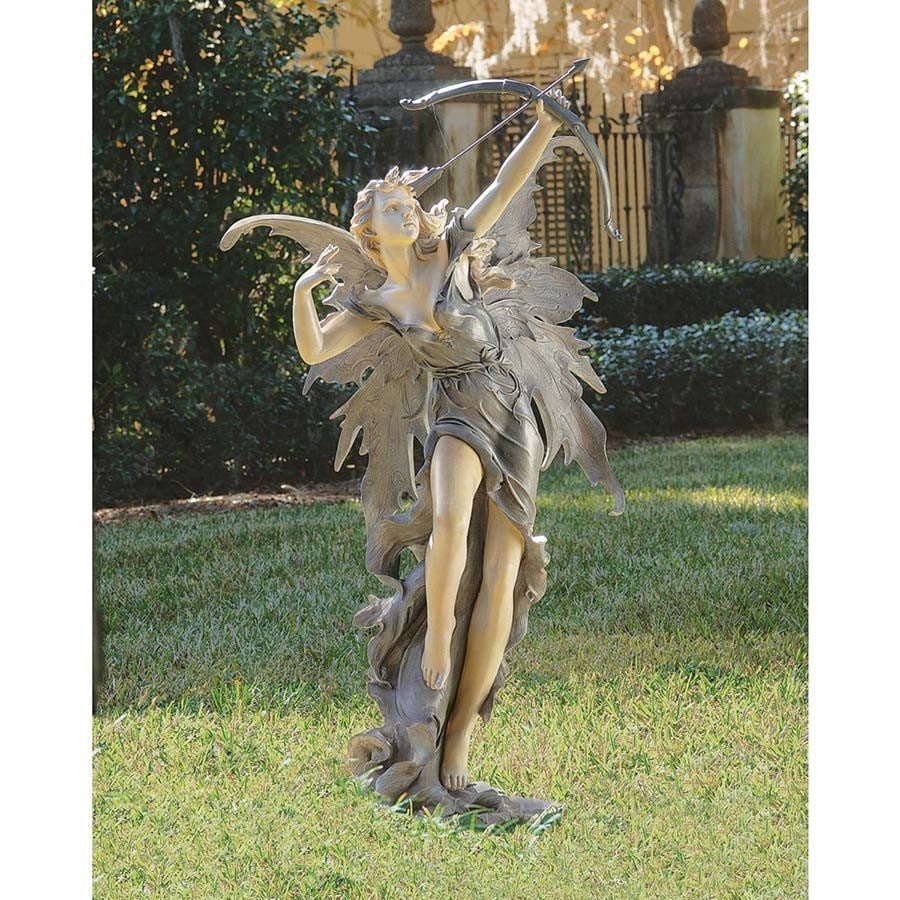 Design Toscano Classic Archer Pixie Fairy Home Garden Statue Sculpture ...