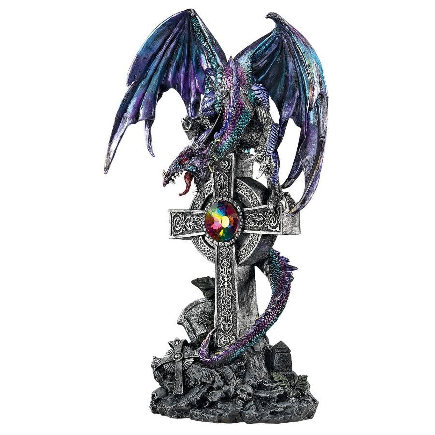 Design Toscano Cryptic Shadow Celtic Dragon Statue by artist Liam ...