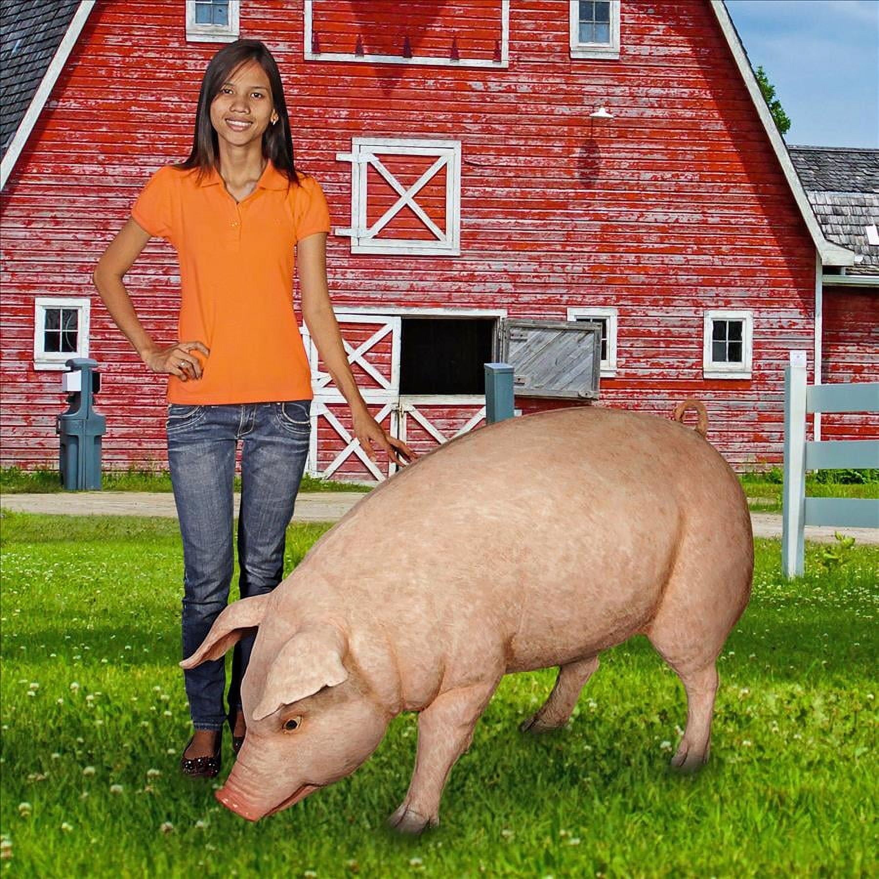 Design Toscano Divine Swine Life-Size Farm Pig Statue - Walmart.com