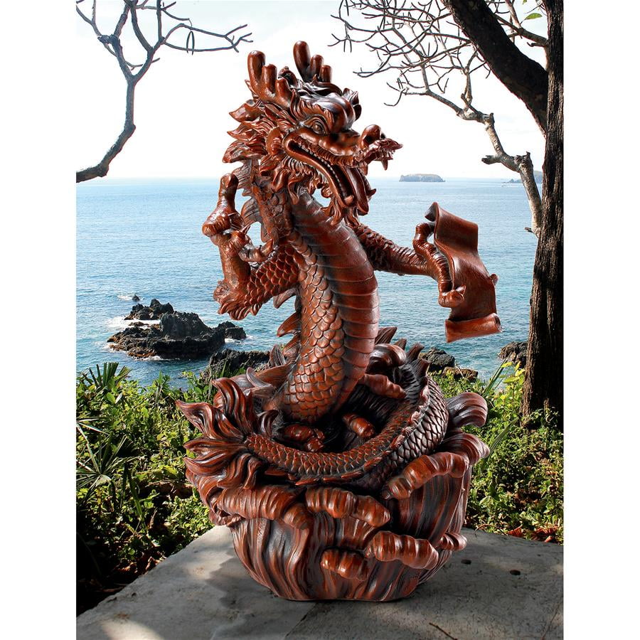 Design Toscano Dragon King of the Four Seas Statue - Walmart.com