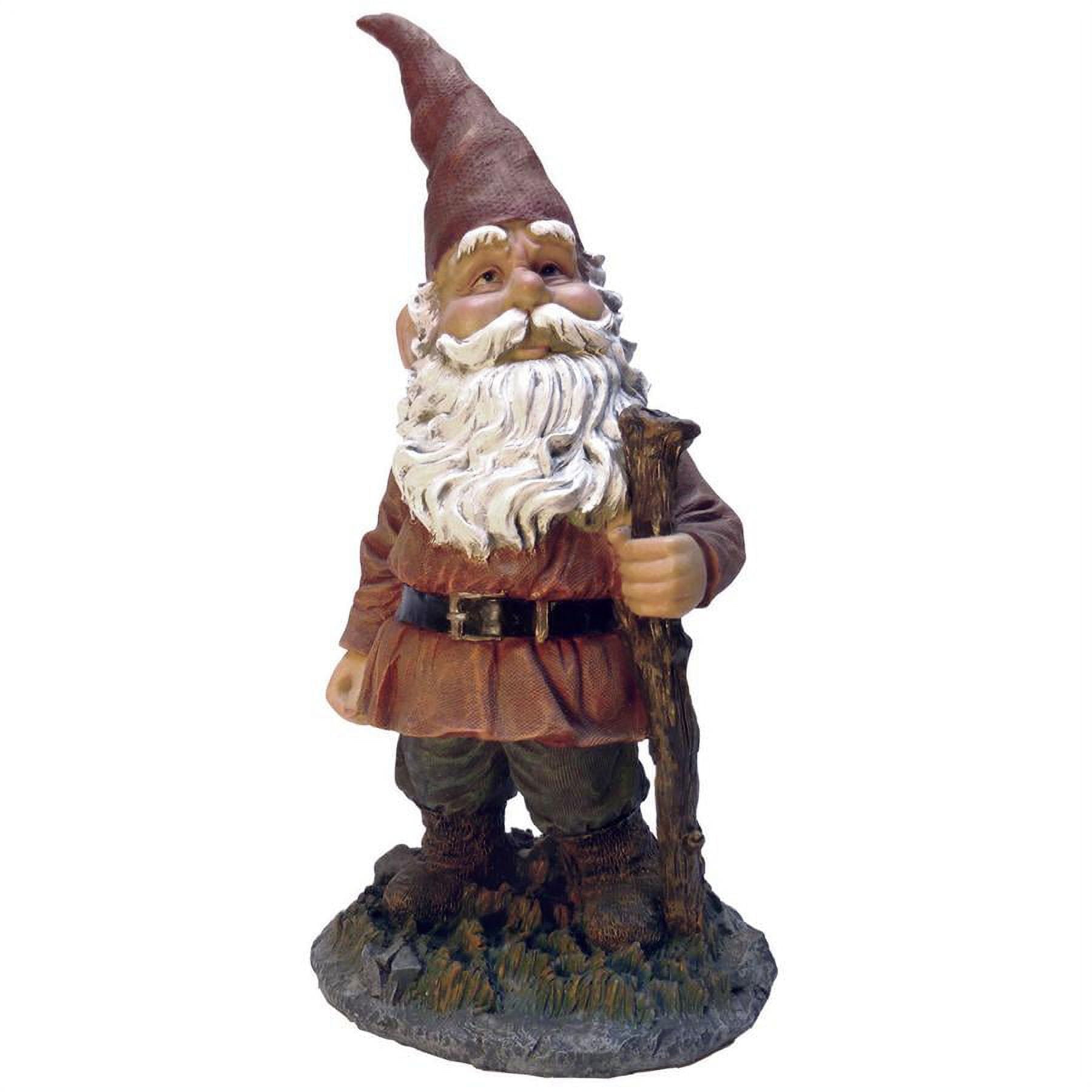 Design Toscano Garden Gnome Statue, Sculpted Resin Collectible Figurine ...