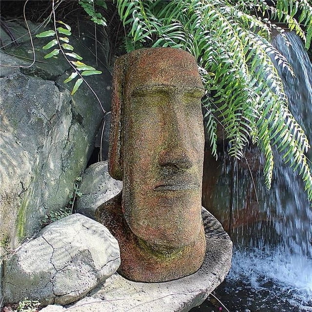 Design Toscano Easter Island Ahu Akivi Moai Monolith Statue: Medium ...