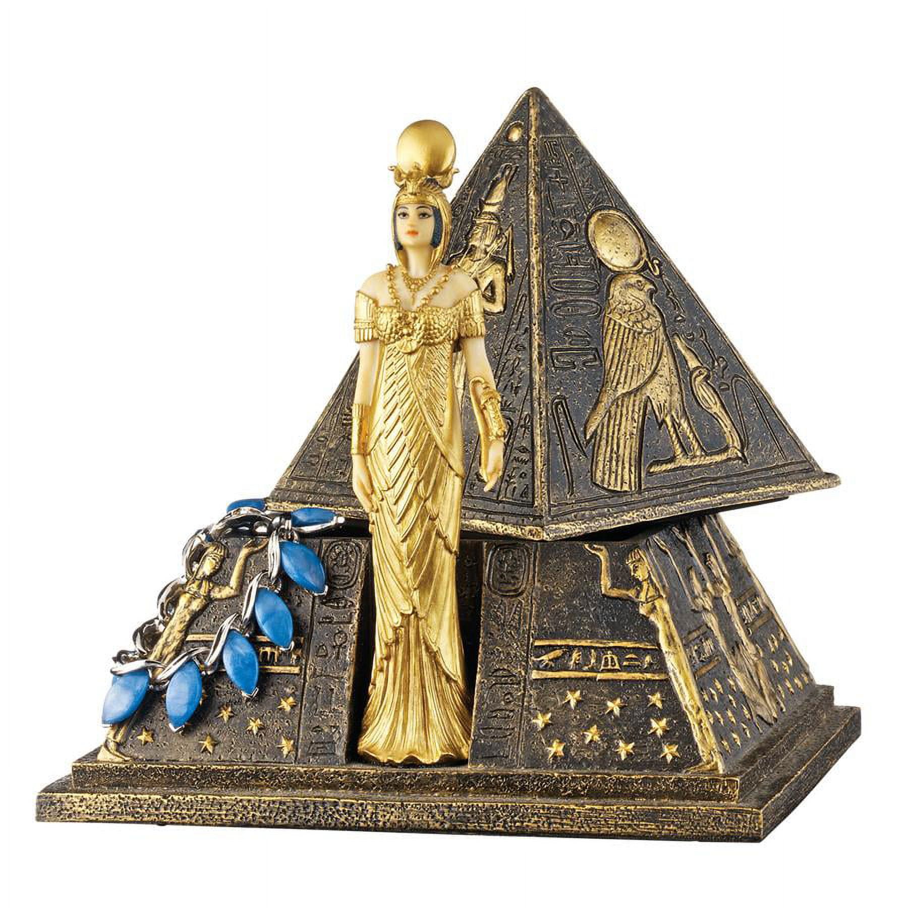 Design Toscano Egyptian Goddess Isis Pyramid Treasure Box Sculpture ...