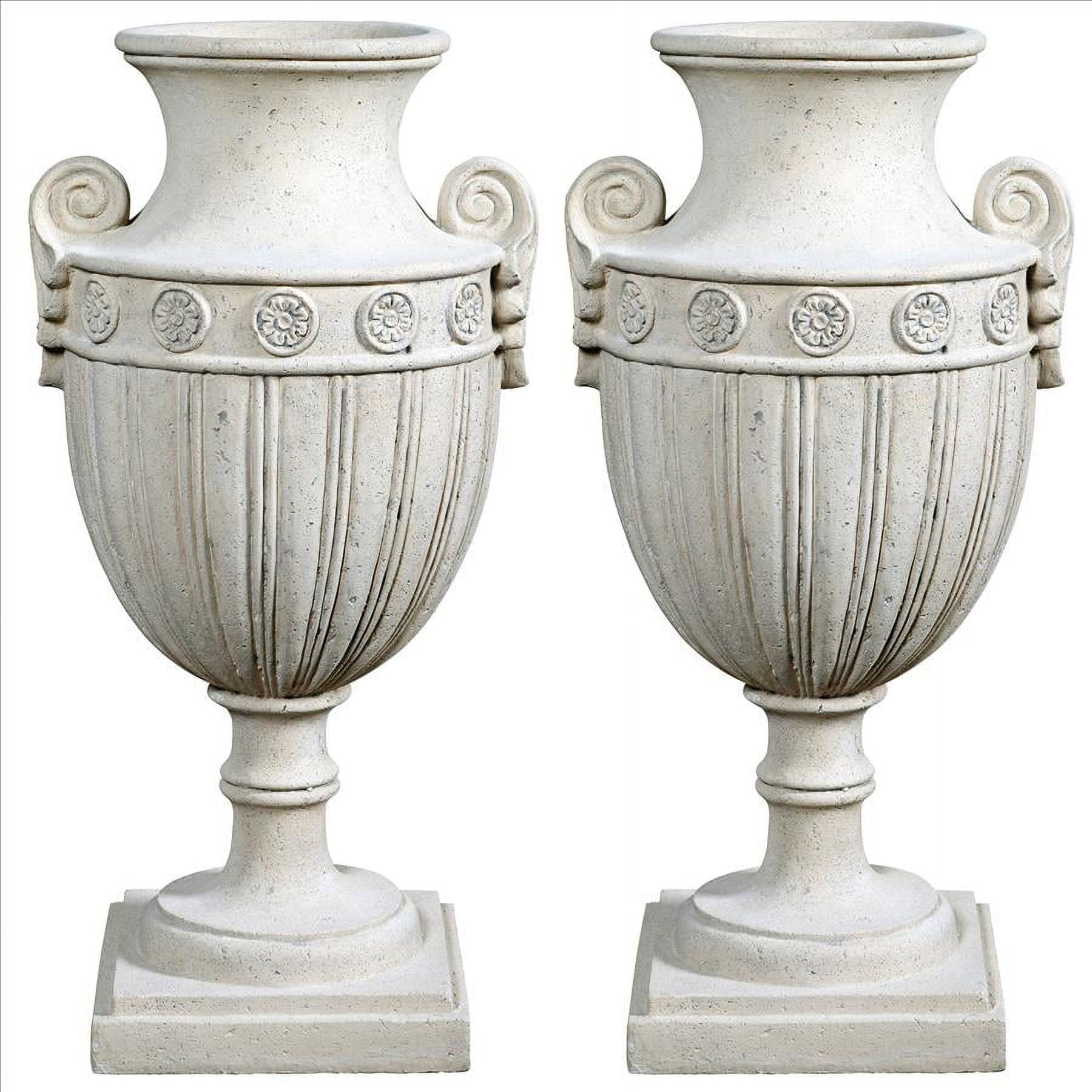 Design Toscano Emperor Roman-Style Architectural Garden Urns: Set of ...