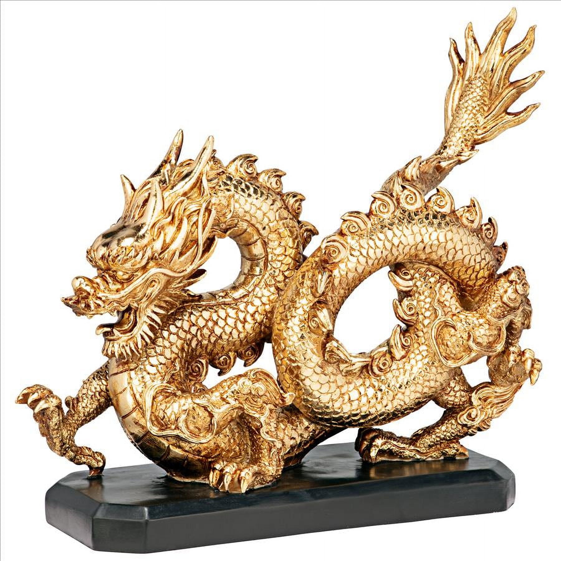 Design Toscano Emperor's Golden Dragon Asian Statue - Walmart.com