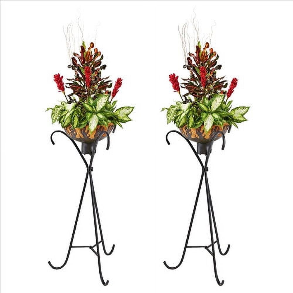 Design Toscano Flames of the Tiki God Metal Planter: Large, Set of Two ...