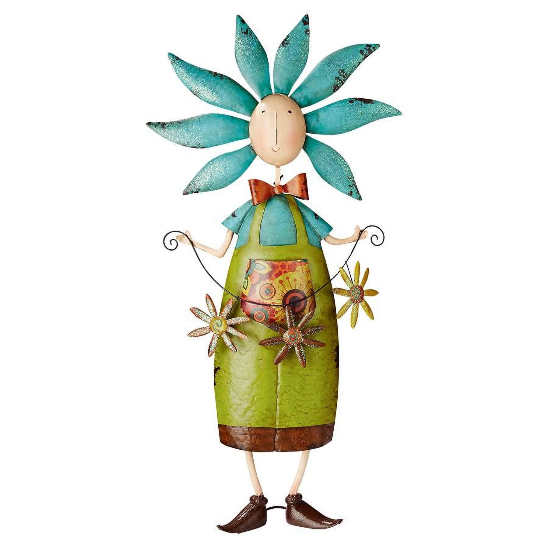 Design Toscano Flower Children Metal Garden Statue: Boy - Walmart.com