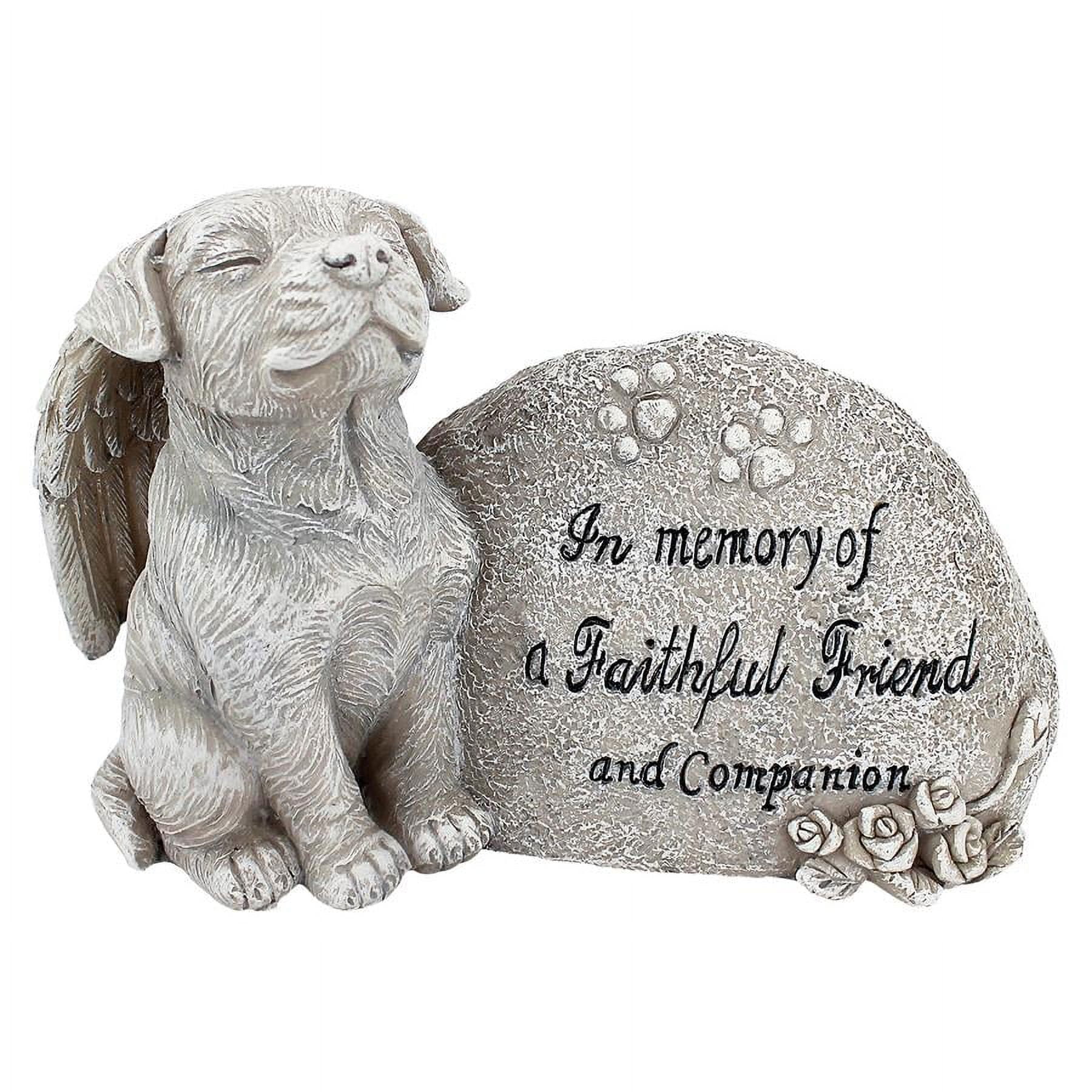 Design Toscano Garden Outdoor Decor: Forever in Our Hearts Memorial Dog ...