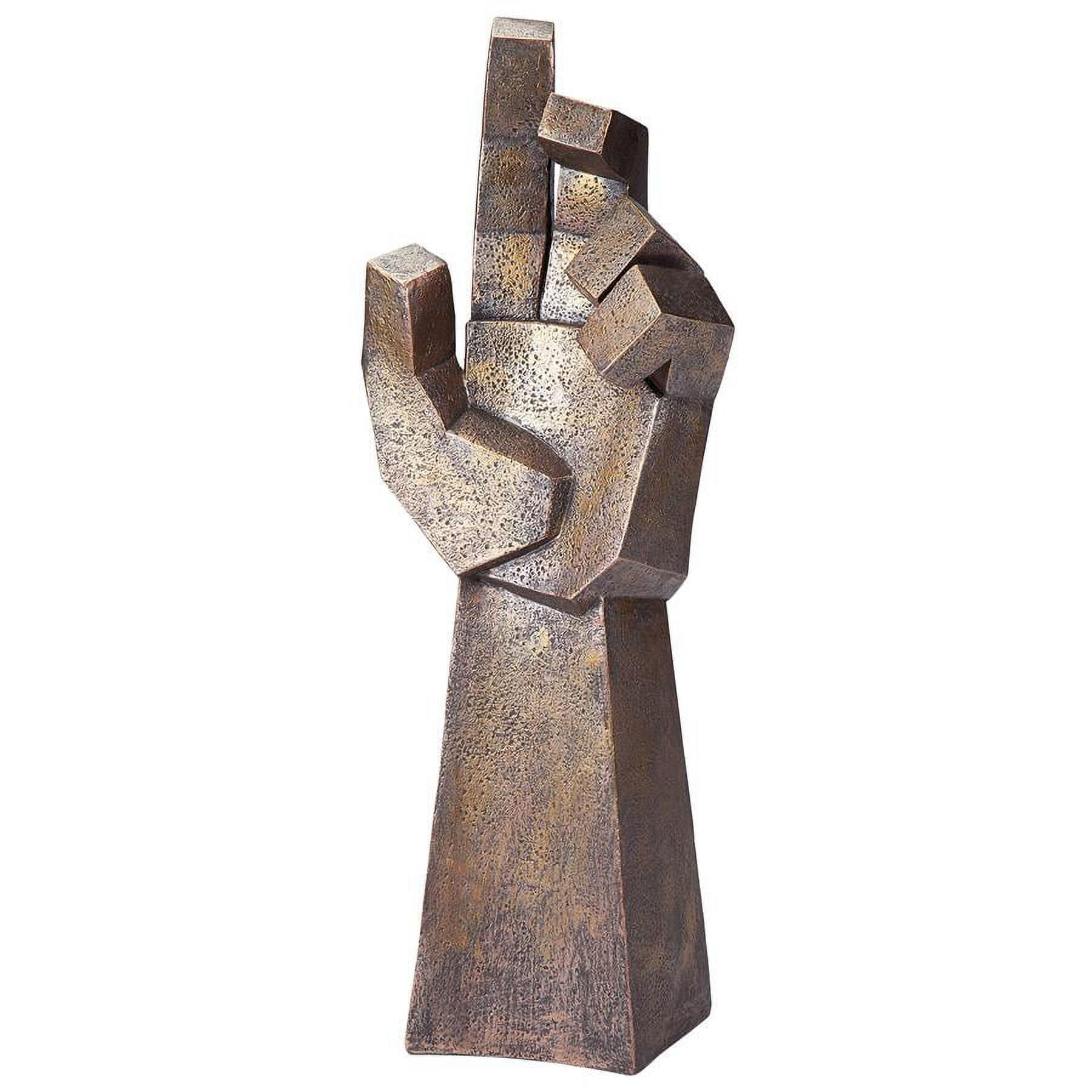 Design Toscano Freedom Rising Modern Cubist Outstretched Hand Statue ...