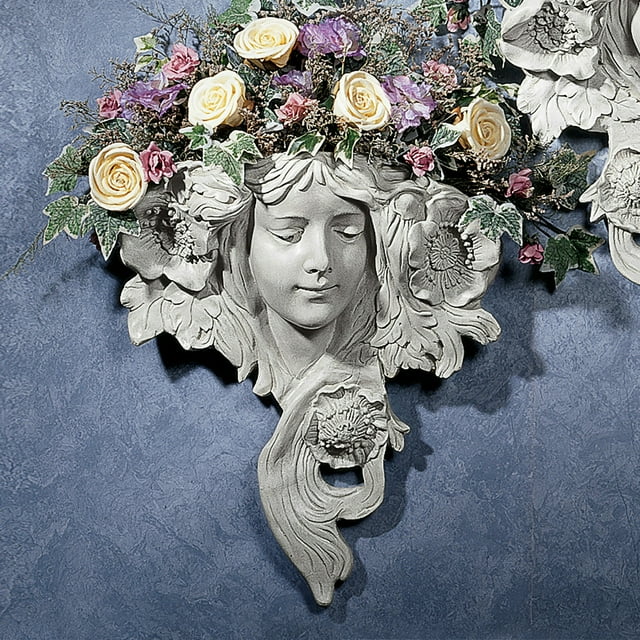 Design Toscano French Greenmen Planter Wall Sculpture: Le Printemps ...