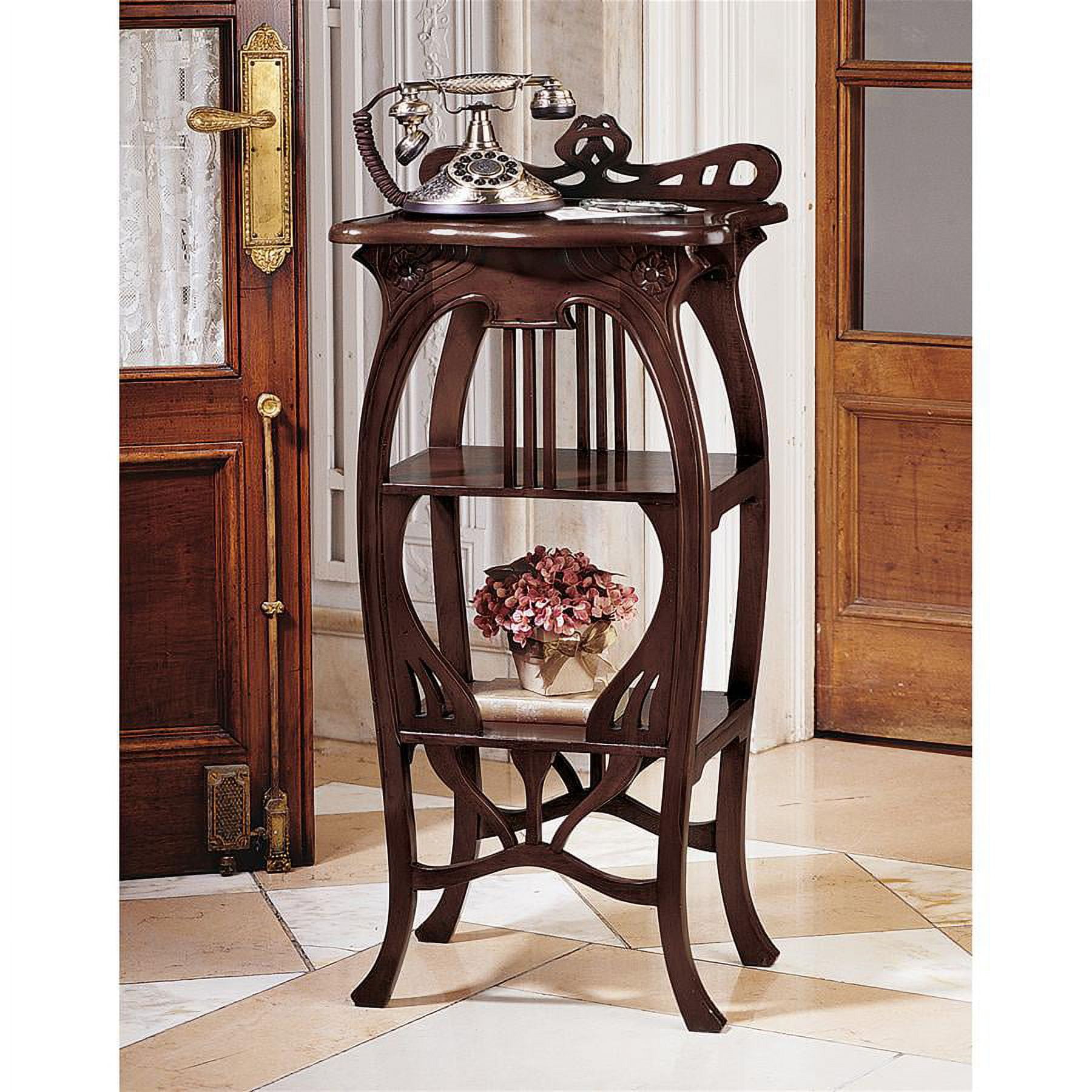 Design Toscano Galle Art Nouveau Harp Side Table - Walmart.com