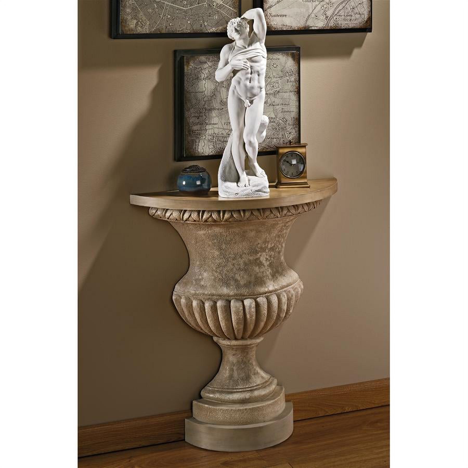 Design Toscano Garden of Versailles Wall Urn Console Table - Walmart.com