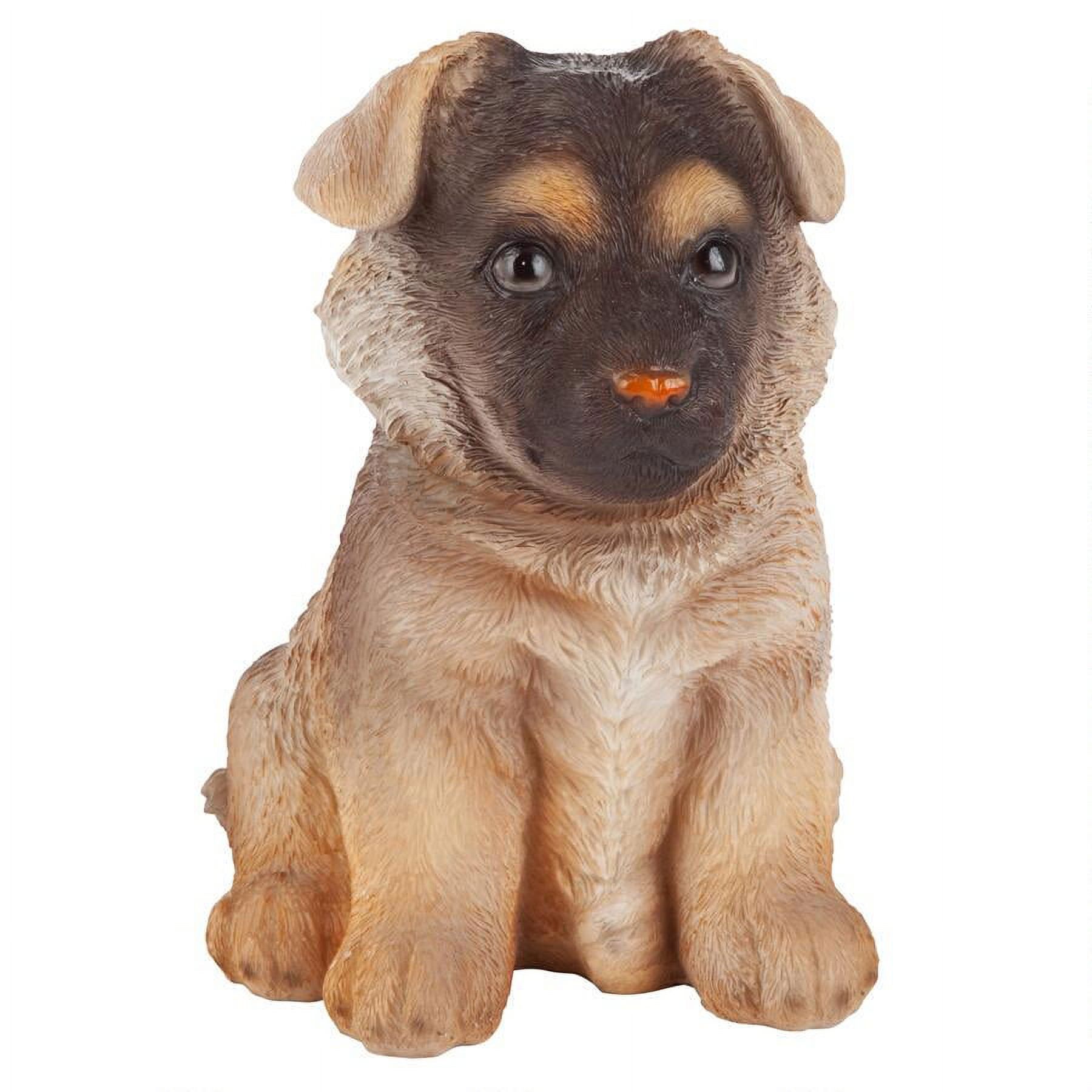 Design Toscano German Shepherd Puppy Partner Collectible Dog Statue ...