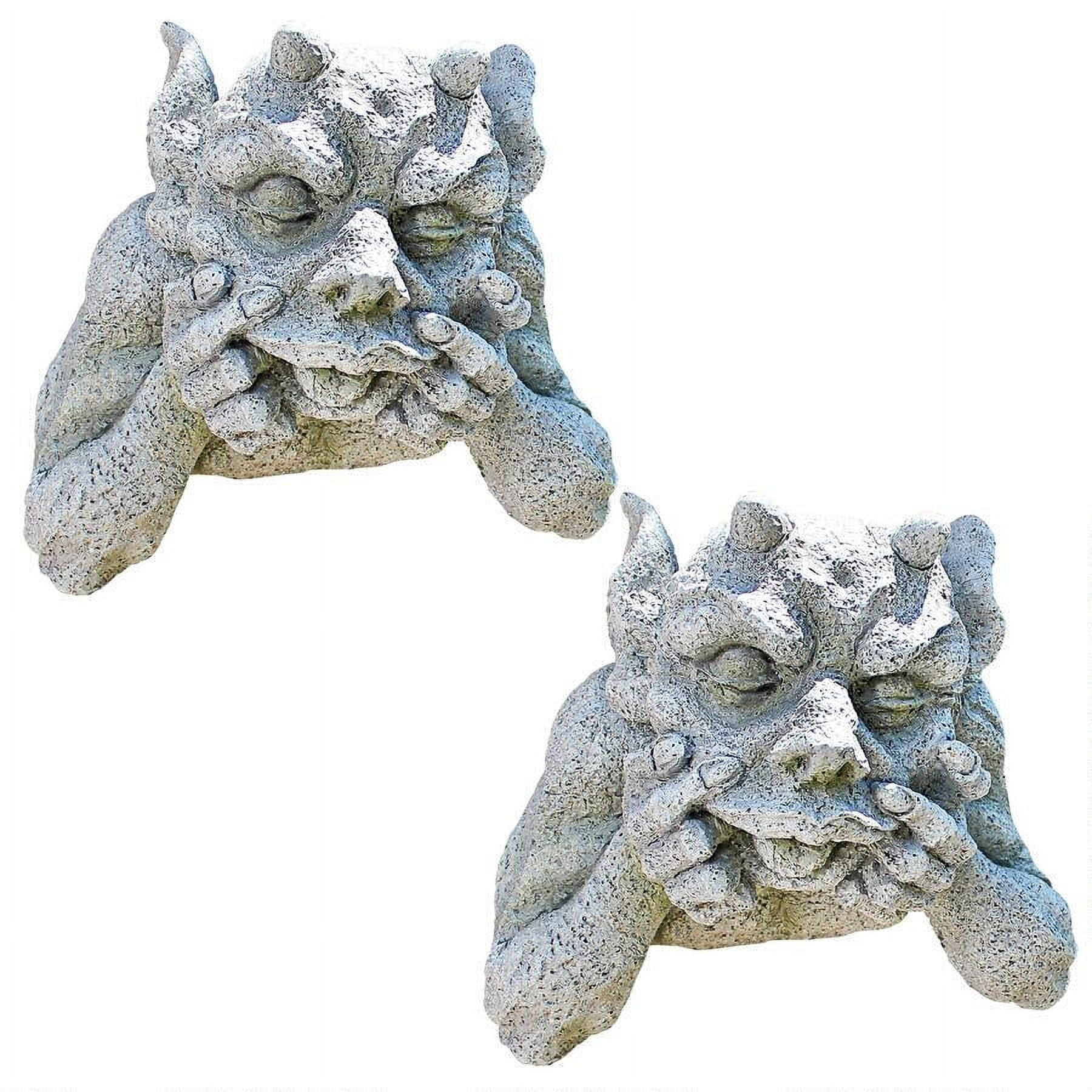 Design Toscano Gnash The Grotesque Gargoyle Wall Sculptures: Set of 2 ...