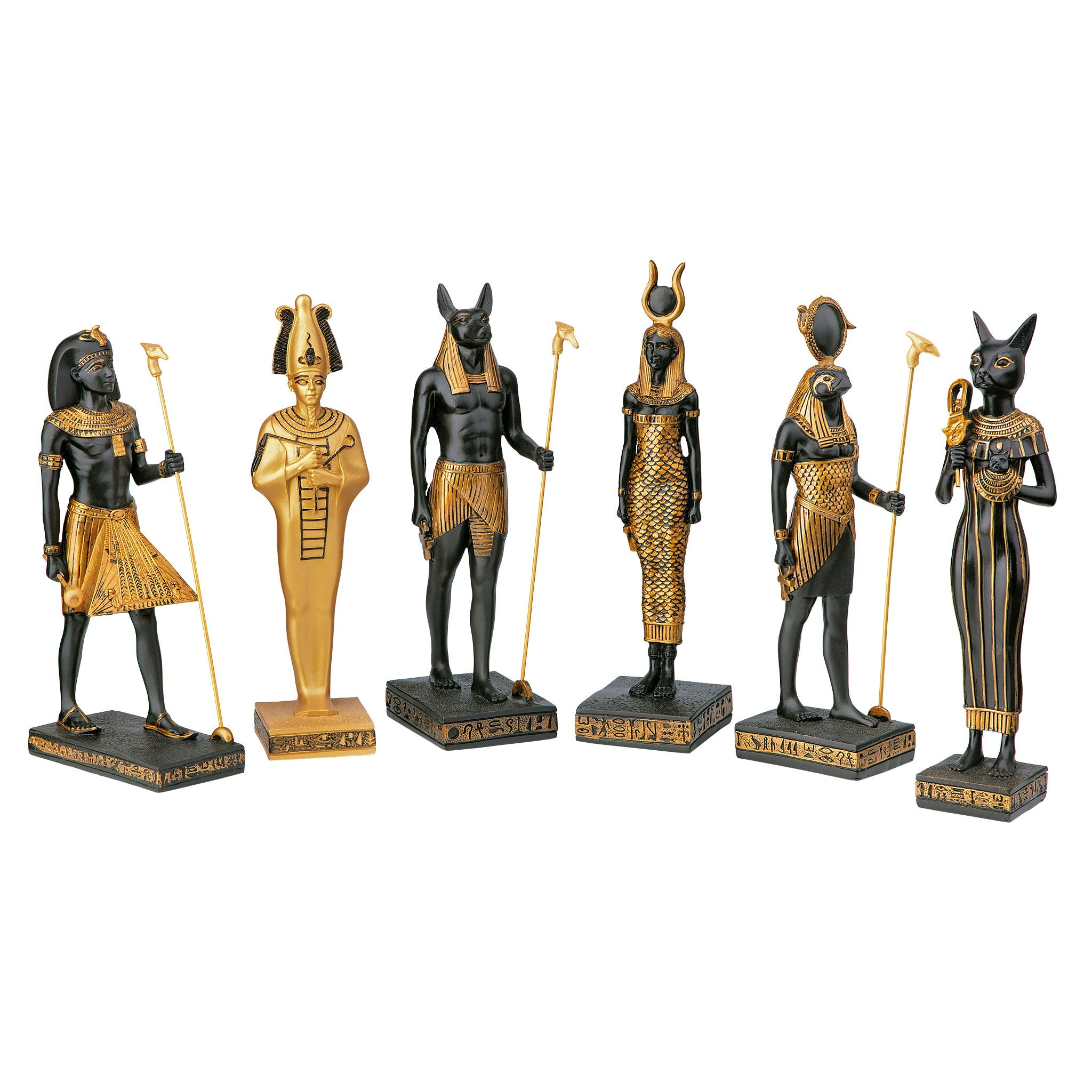 Design Toscano Gods of Ancient Egypt Statue Collection: Set of Six ...