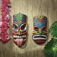 Design Toscano Gods of the Hawaiian Isle Tiki Wall Plaques: Set of Two ...