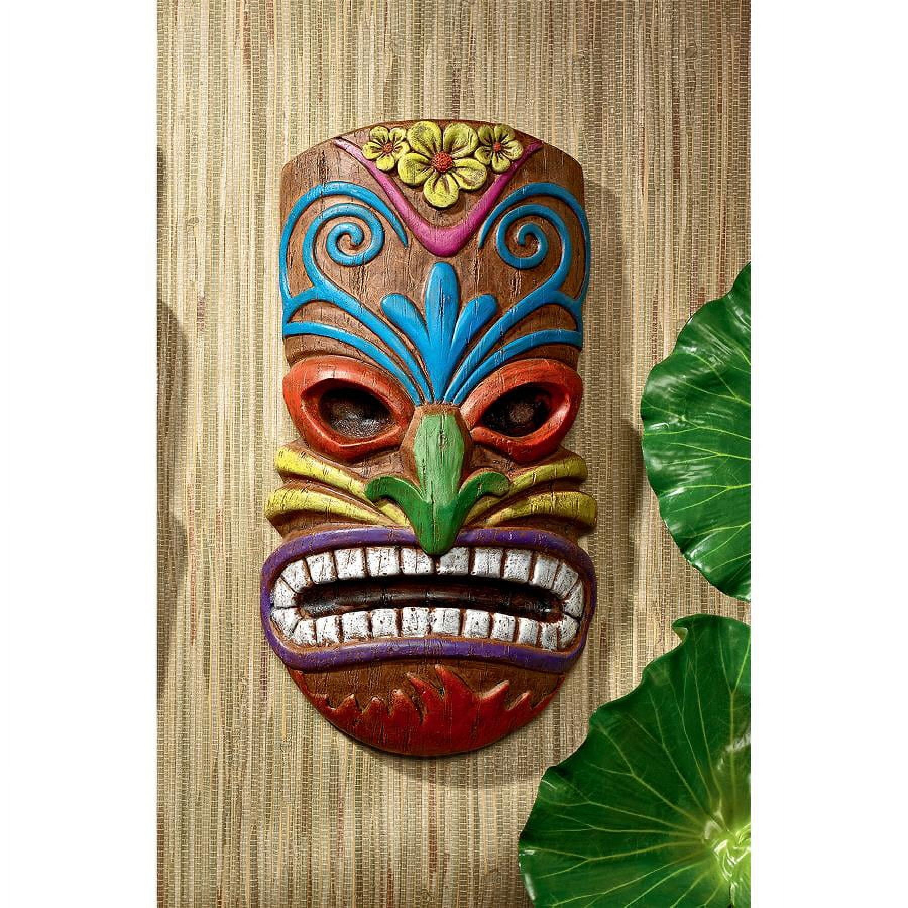 Design Toscano Hoaloha, God of the Hawaiian Isle Tiki Wall Plaque ...