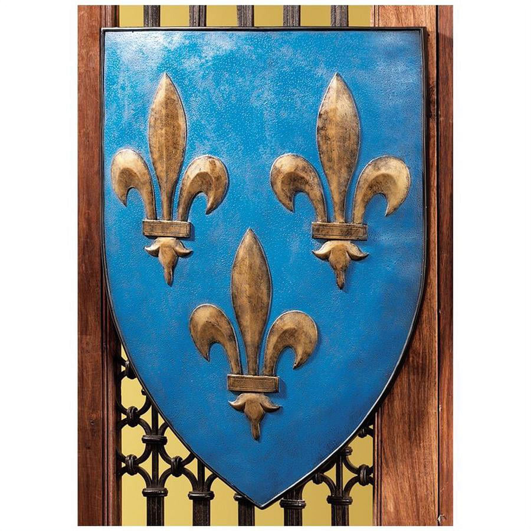 Design Toscano Grand Arms of France Wall Shield Collection- Fleur-de ...
