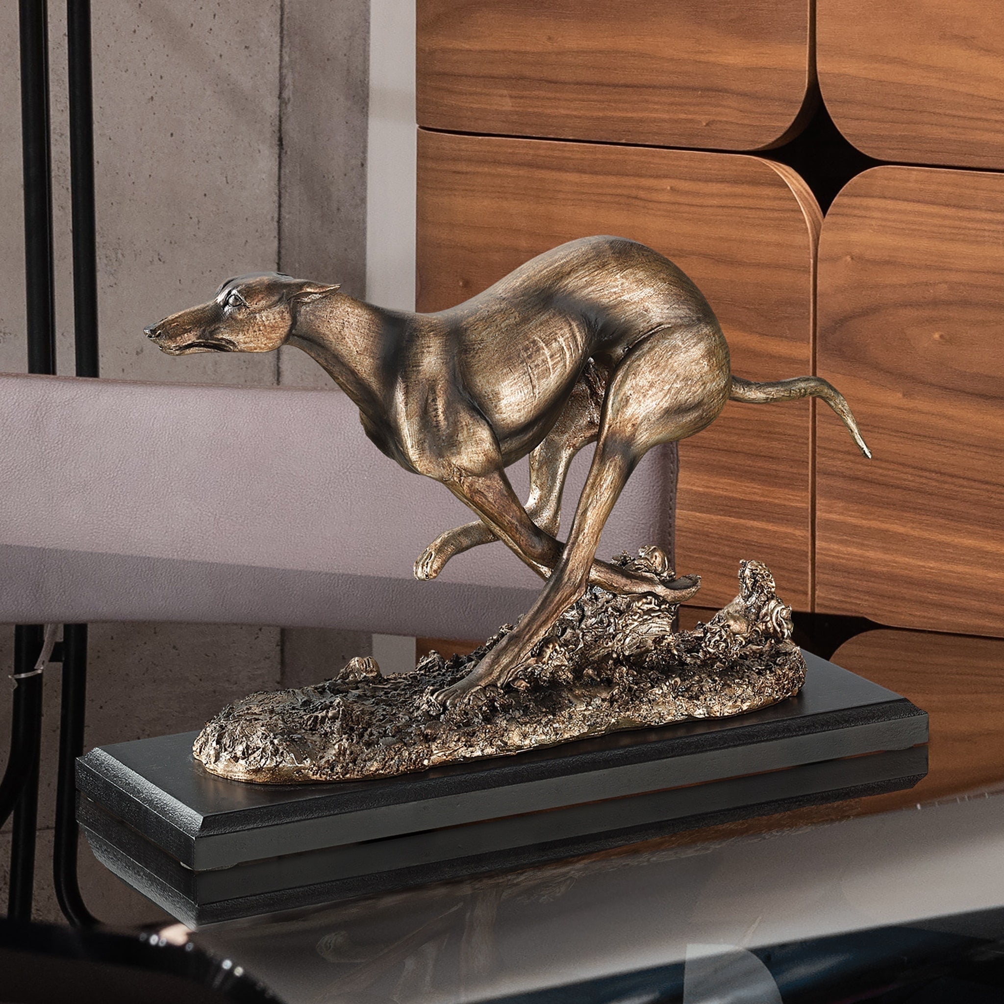Free Shipping! Design Toscano Greyhound Whippet Art Deco Dog Statue ...