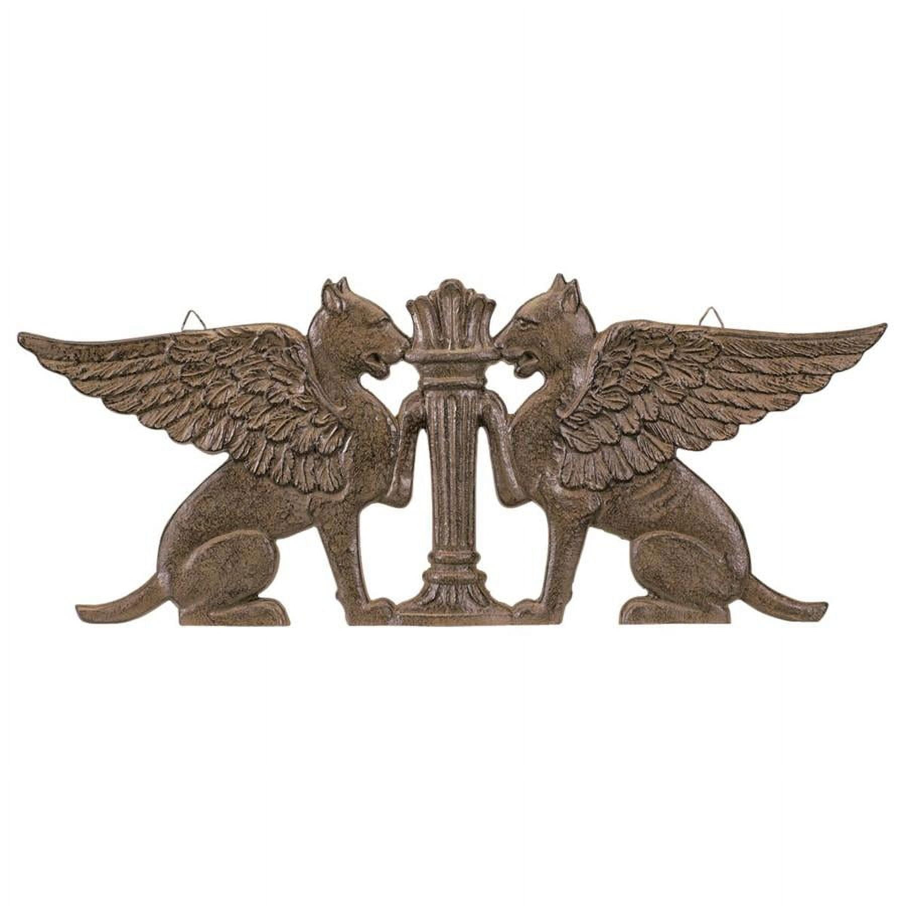 Design Toscano Griffin Ornamental Iron Architectural Pediment - Walmart.com