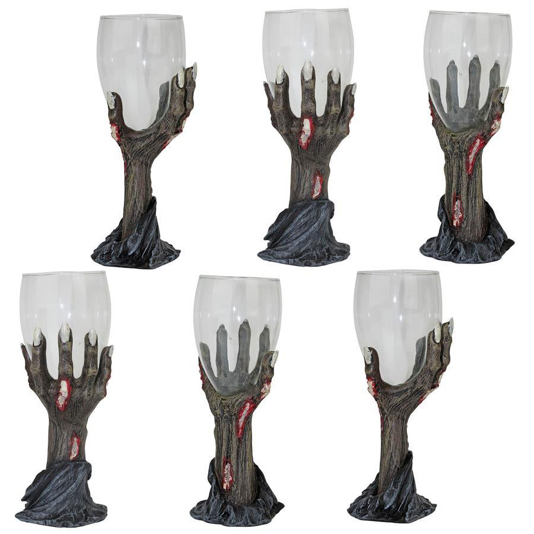 Design Toscano Halloween Toast of the Zombie Sculptural Goblet: Set of ...
