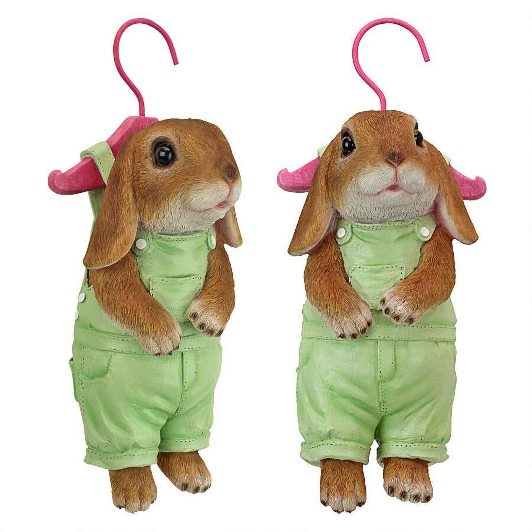 Design Toscano Hanger Hare Hanging Bunny Rabbit Statue: Set of Two ...