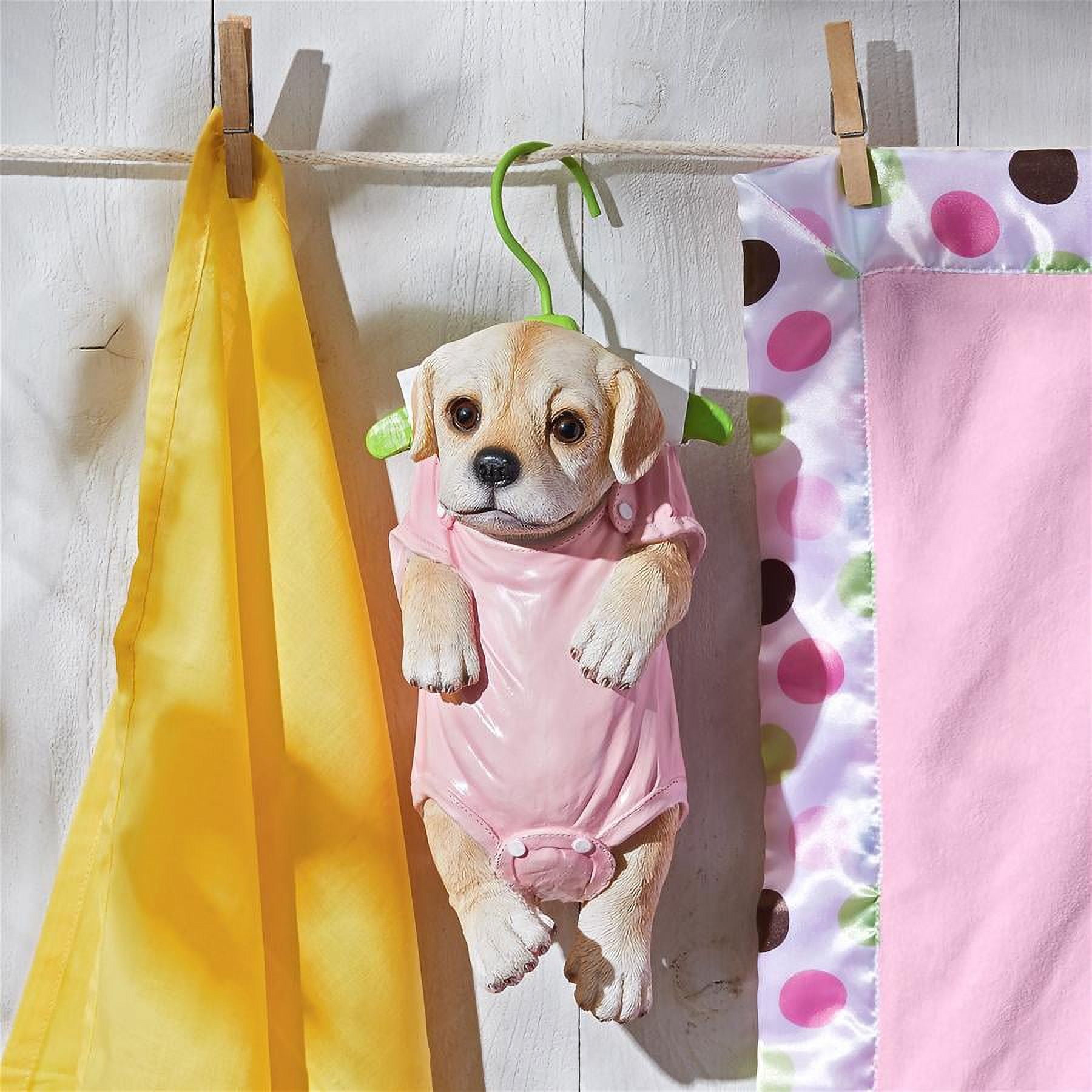 Design Toscano Hanger Hound Labrador Retriever Hanging Puppy Dog Statue ...