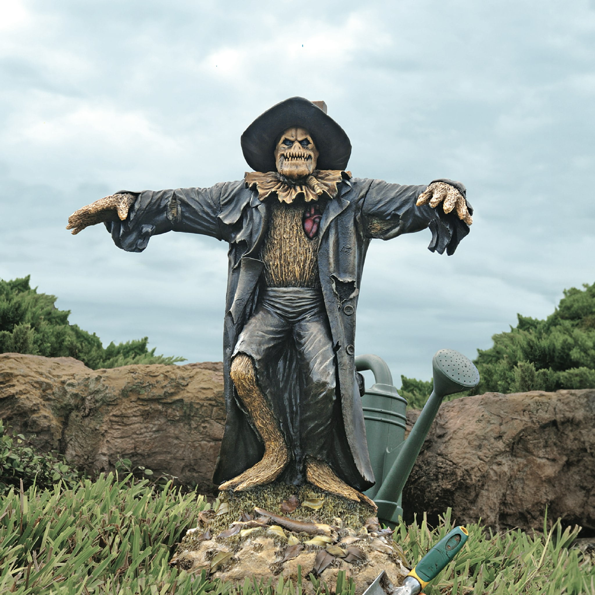 Design Toscano Harvest of Evil Garden Scarecrow Statue - Walmart.com