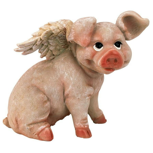 Design Toscano Hog Heaven Flying Pigs Statue Collection: Sitting ...