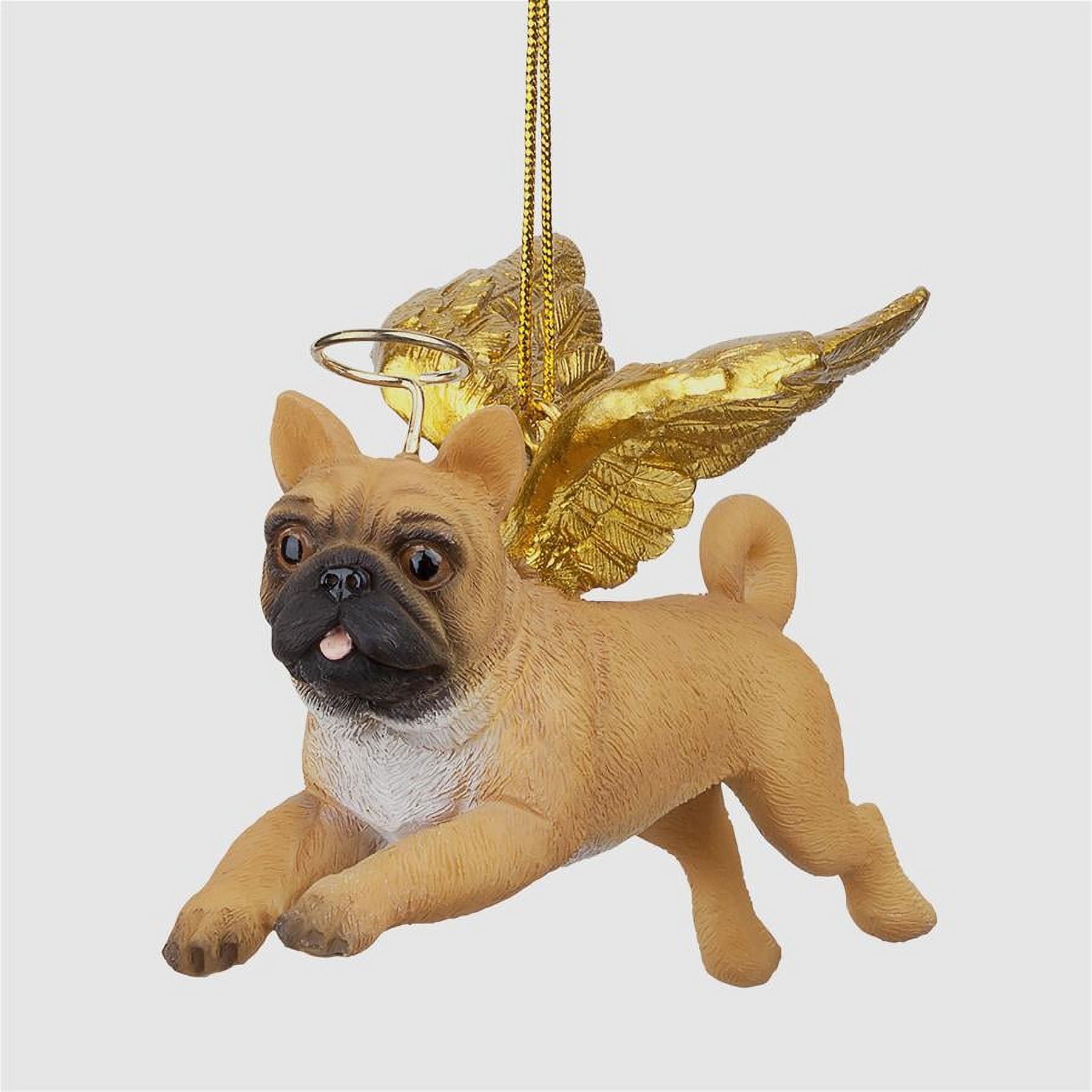 Design Toscano Honor the Pooch: Pug Holiday Dog Angel Ornament ...