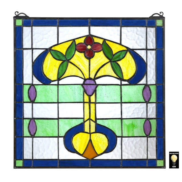 Design Toscano Horta Tiffany-Style Stained Glass Window - Walmart.com