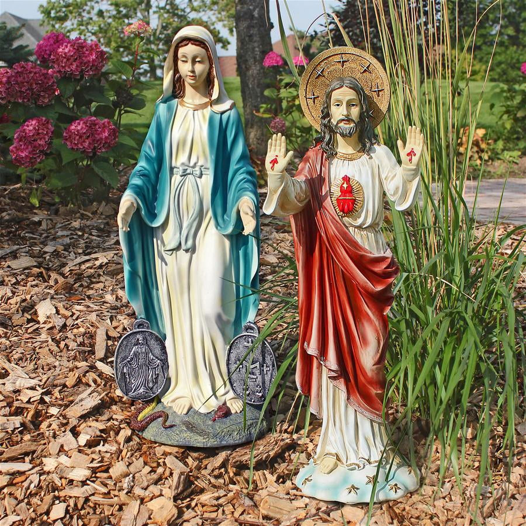Design Toscano Italian-Style Devotional Art Collection: Jesus and Mary ...