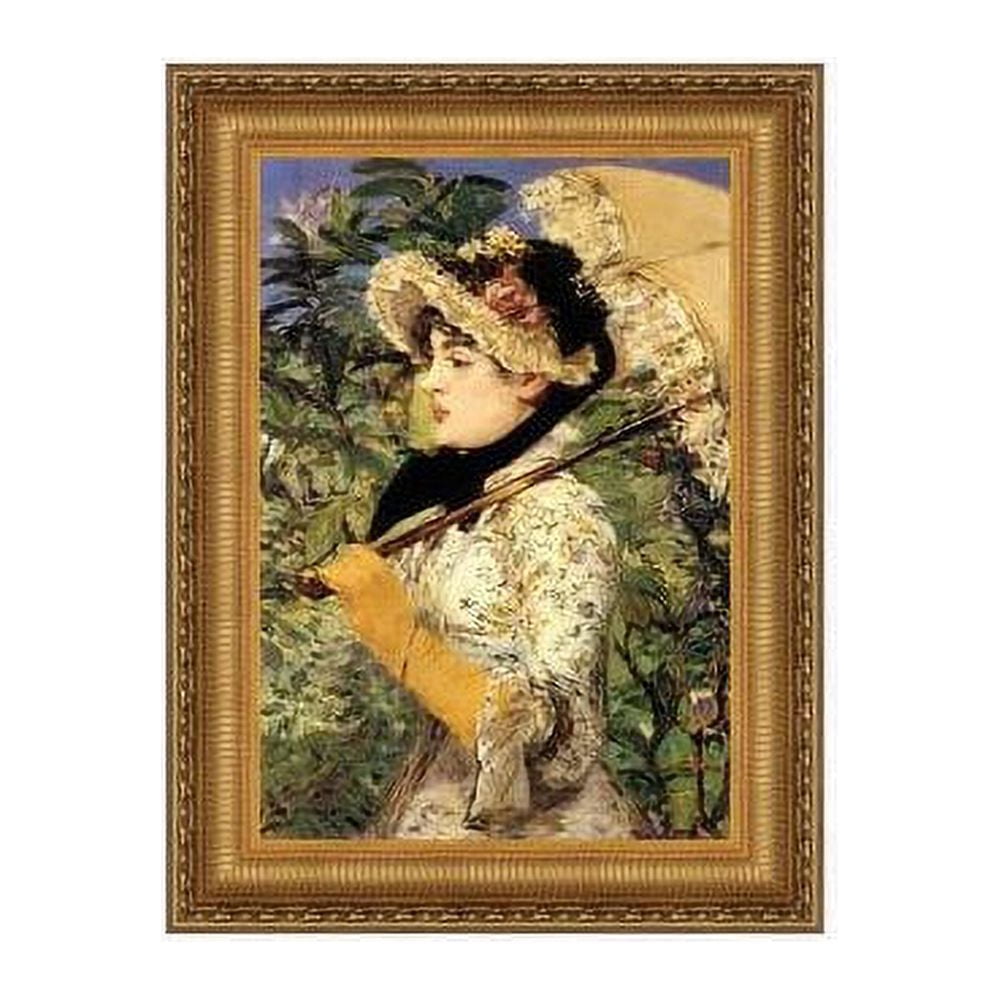 Design Toscano Jeanne: Spring, 1881 by douard Manet Framed Painting ...