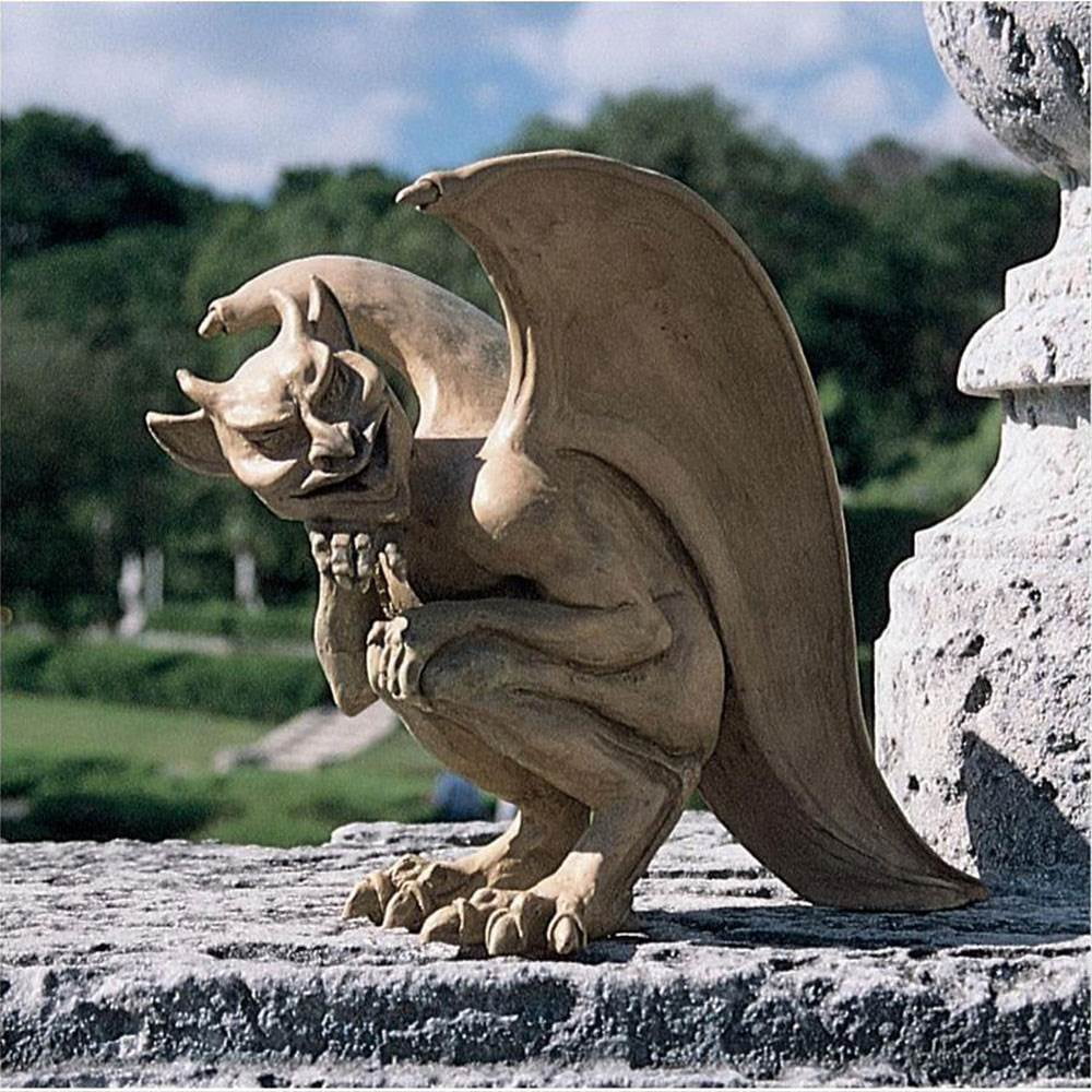Design Toscano Legend of the Cambridge Hopping Gargoyle Sculpture ...