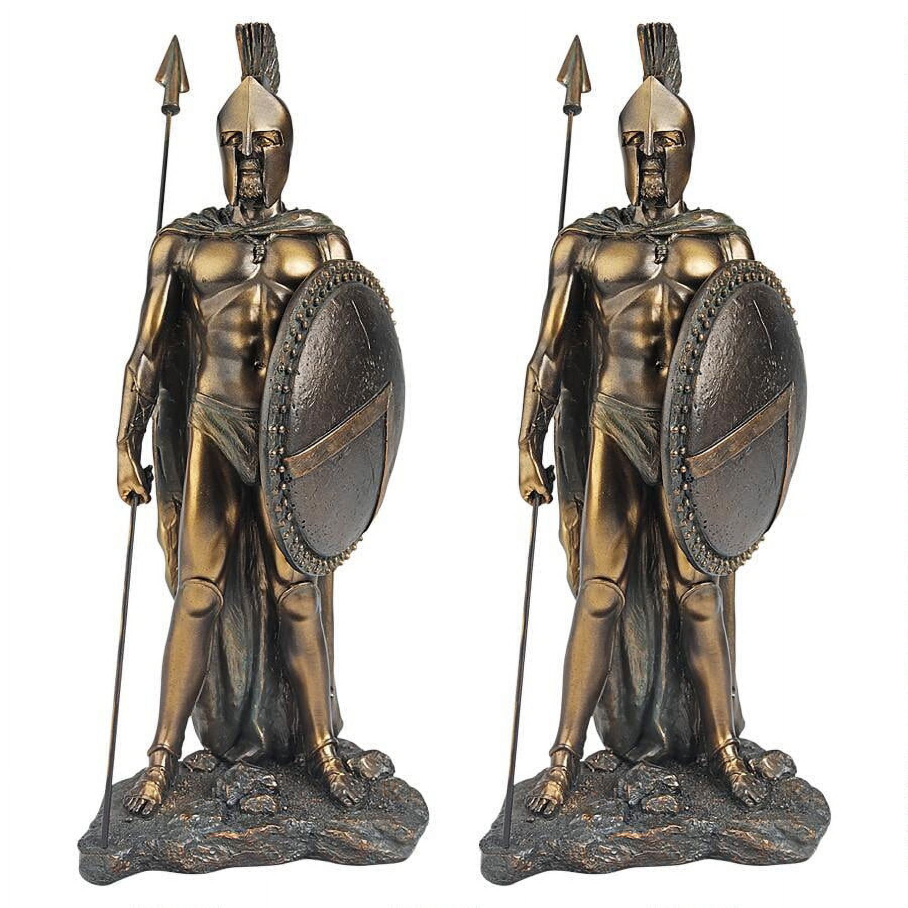 Design Toscano Legendary Spartan Warrior Statue: Set of Two - Walmart.com