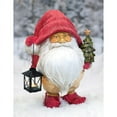 Design Toscano Lighting Santa's Path Whitey the Holiday Gnome Statue ...