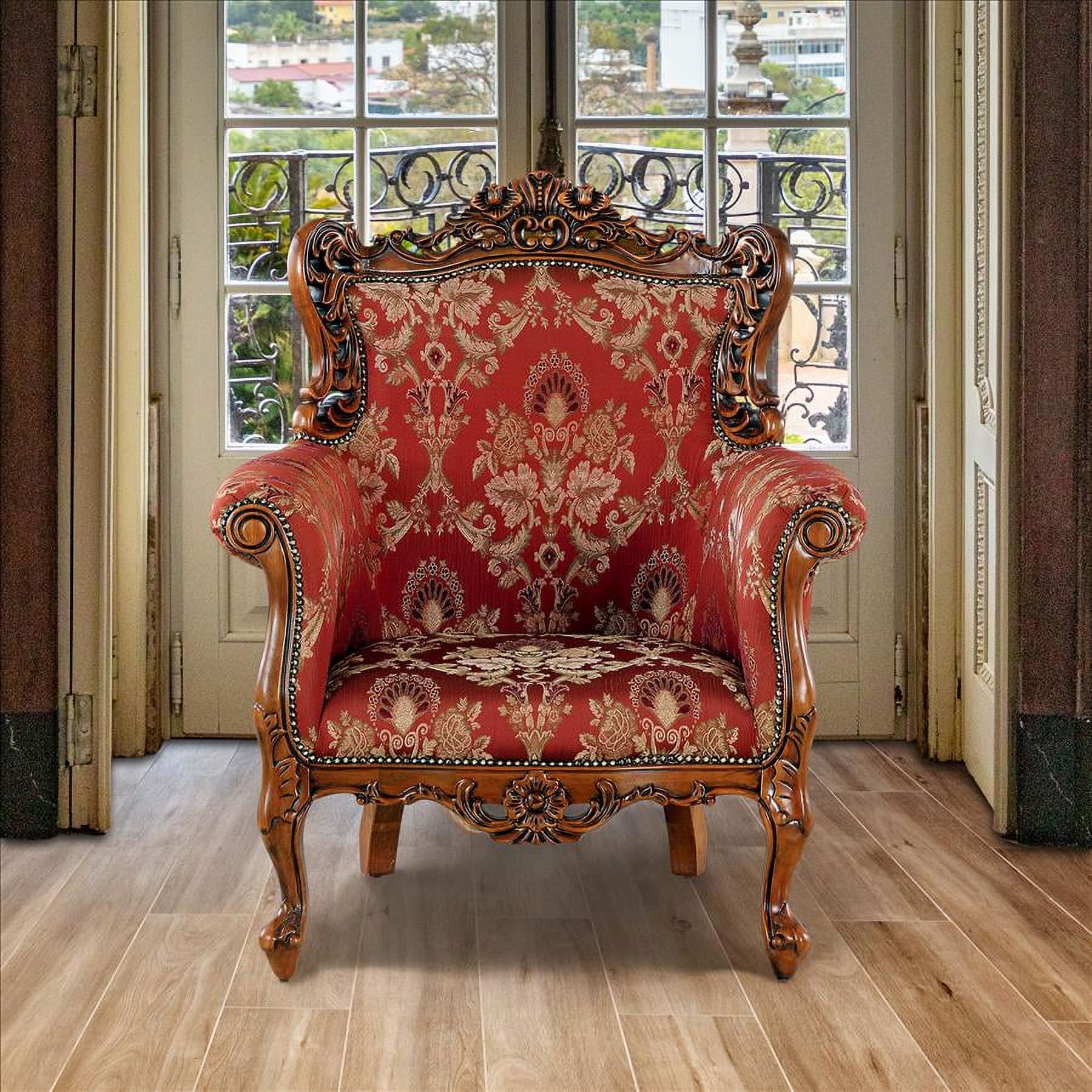Design Toscano Louis XV-Style Shell Seat - Walmart.com