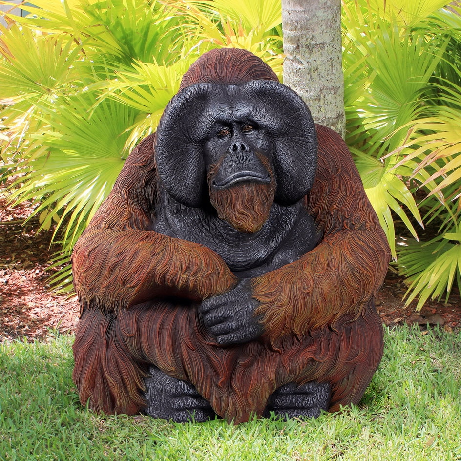 Design Toscano Male Bornean Orangutan Great Ape Statue - Walmart.com