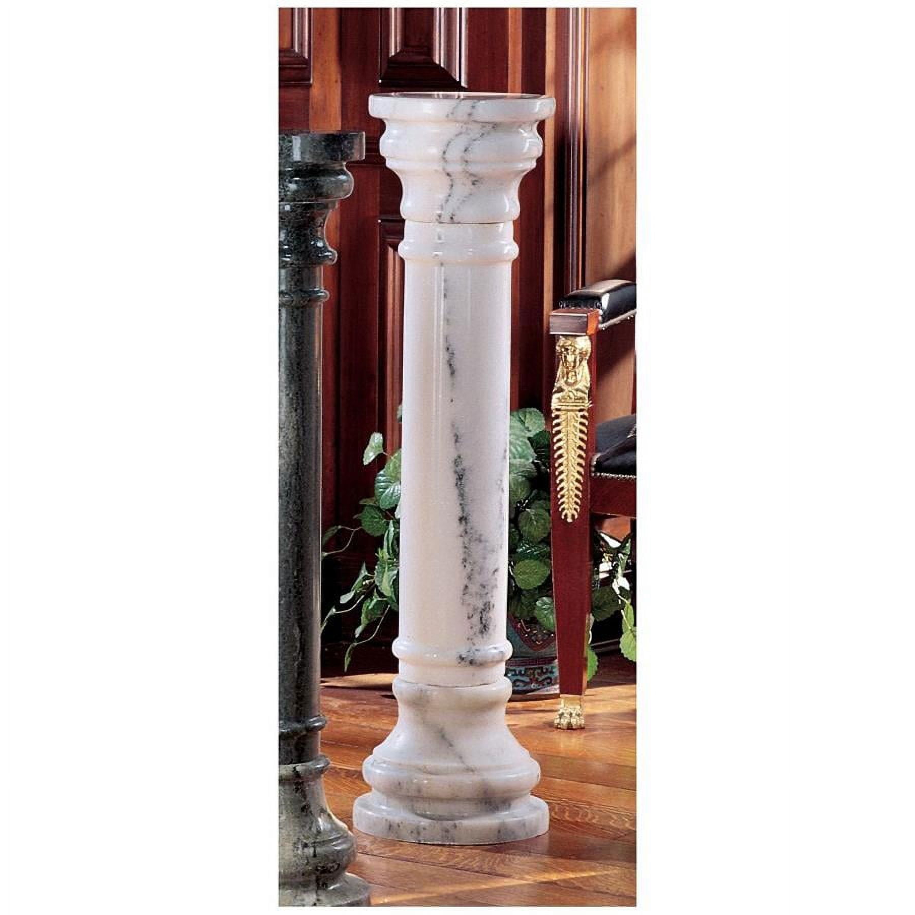 Design Toscano Medium White Solid Marble Column - Walmart.com