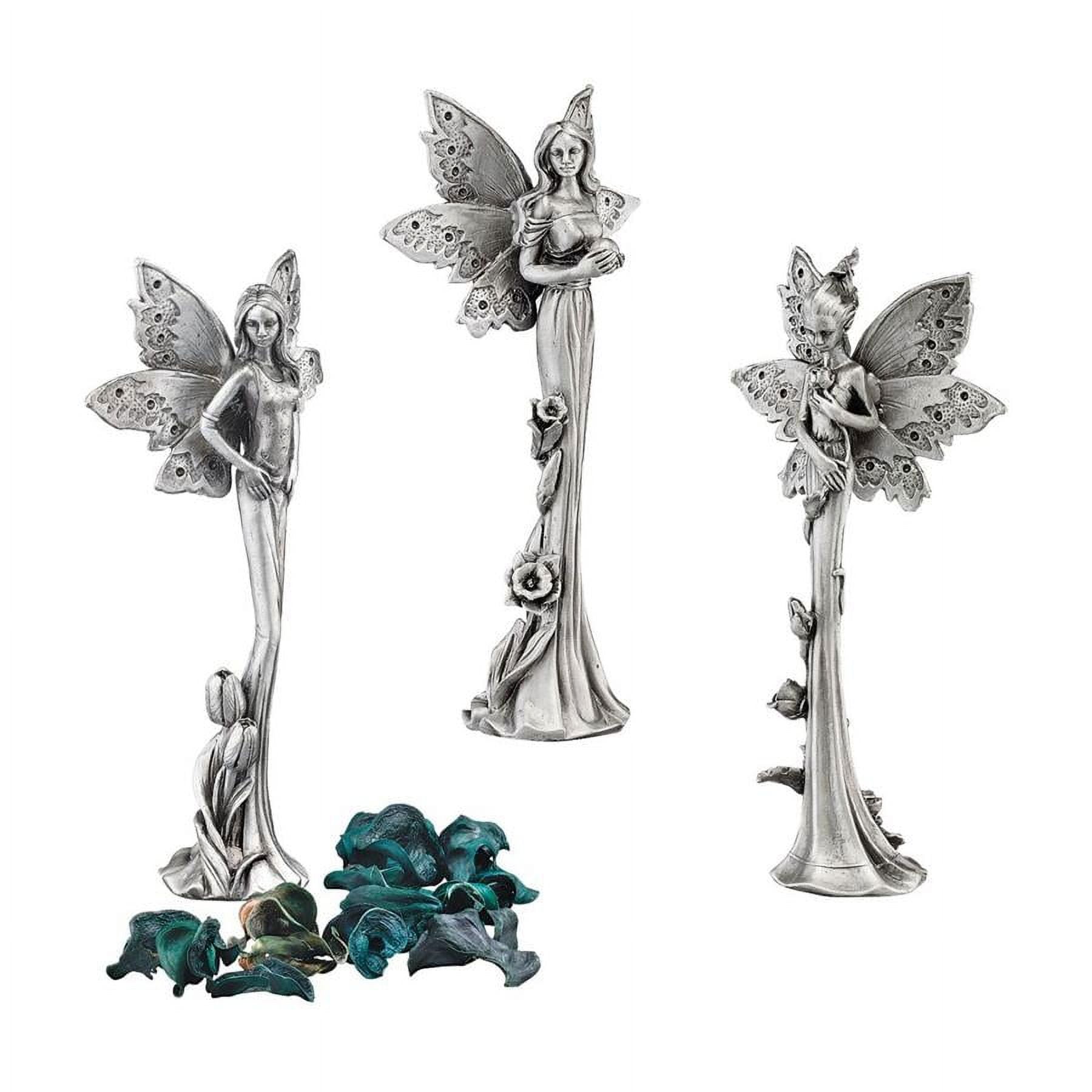 Design Toscano Natures Fairies Sculptural Fine Pewter Collection (Set ...