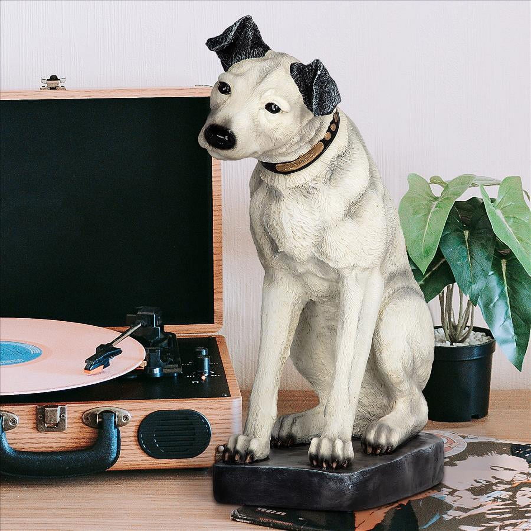 Design Toscano Nipper The RCA Dog Statue - Walmart.com