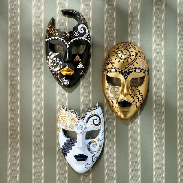 Design Toscano Petite Mardi Gras Carnivale Wall Mask Collection ...