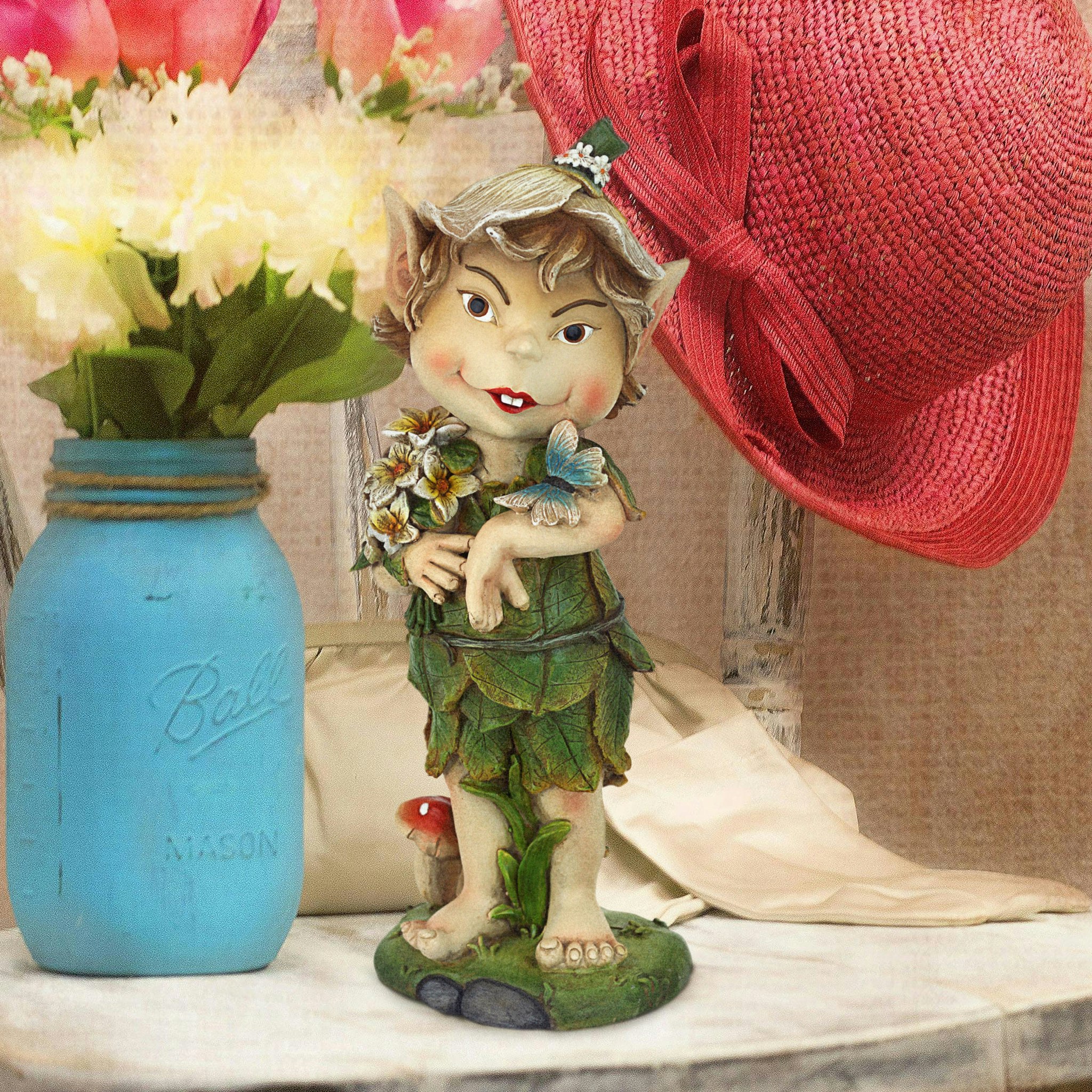 Design Toscano Pixie Perry Elfin Gnome Garden Statue - Walmart.com