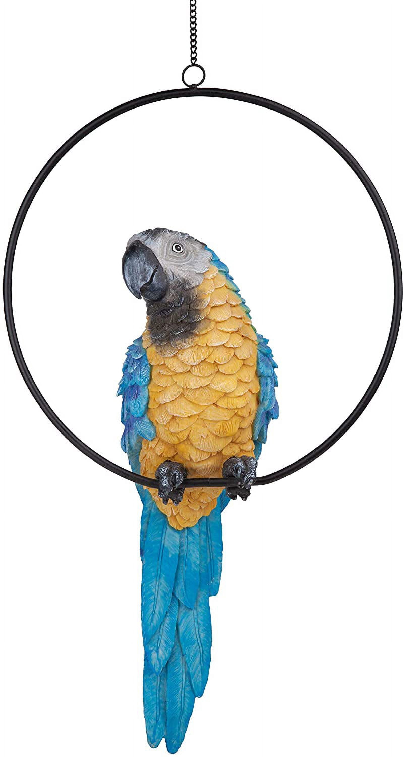 Design Toscano Polly in Paradise Parrot on Ring Perch: Large - Walmart.com
