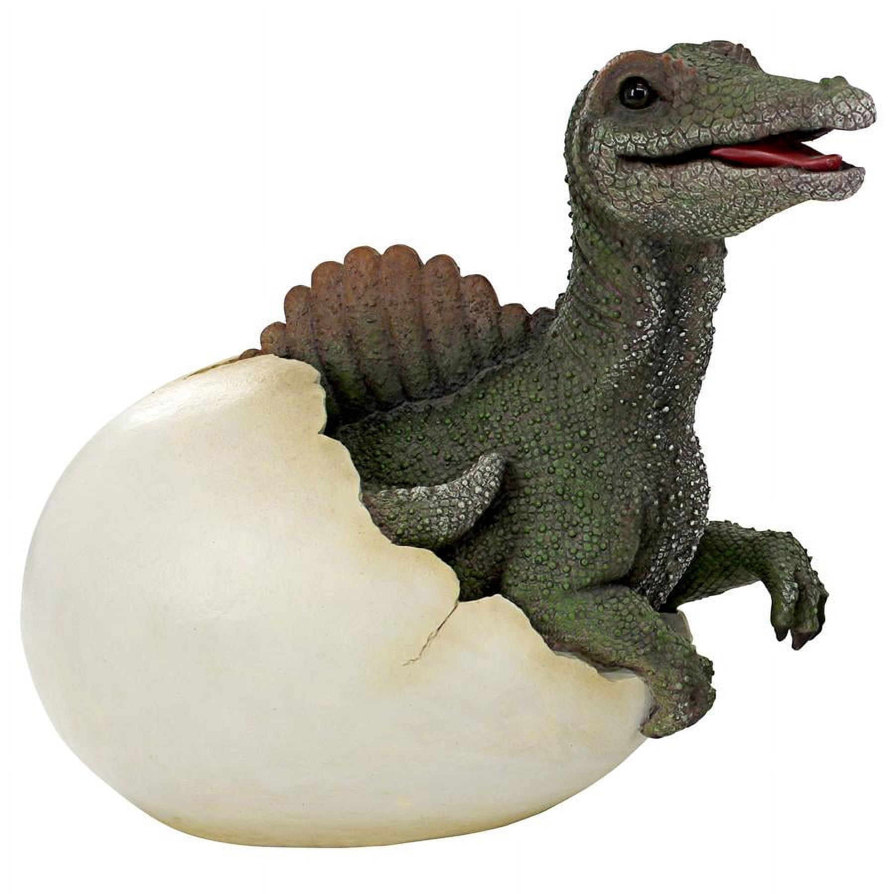 Design Toscano Prehistoric Spinosaurus Dinosaur Egg Hatchling Garden ...