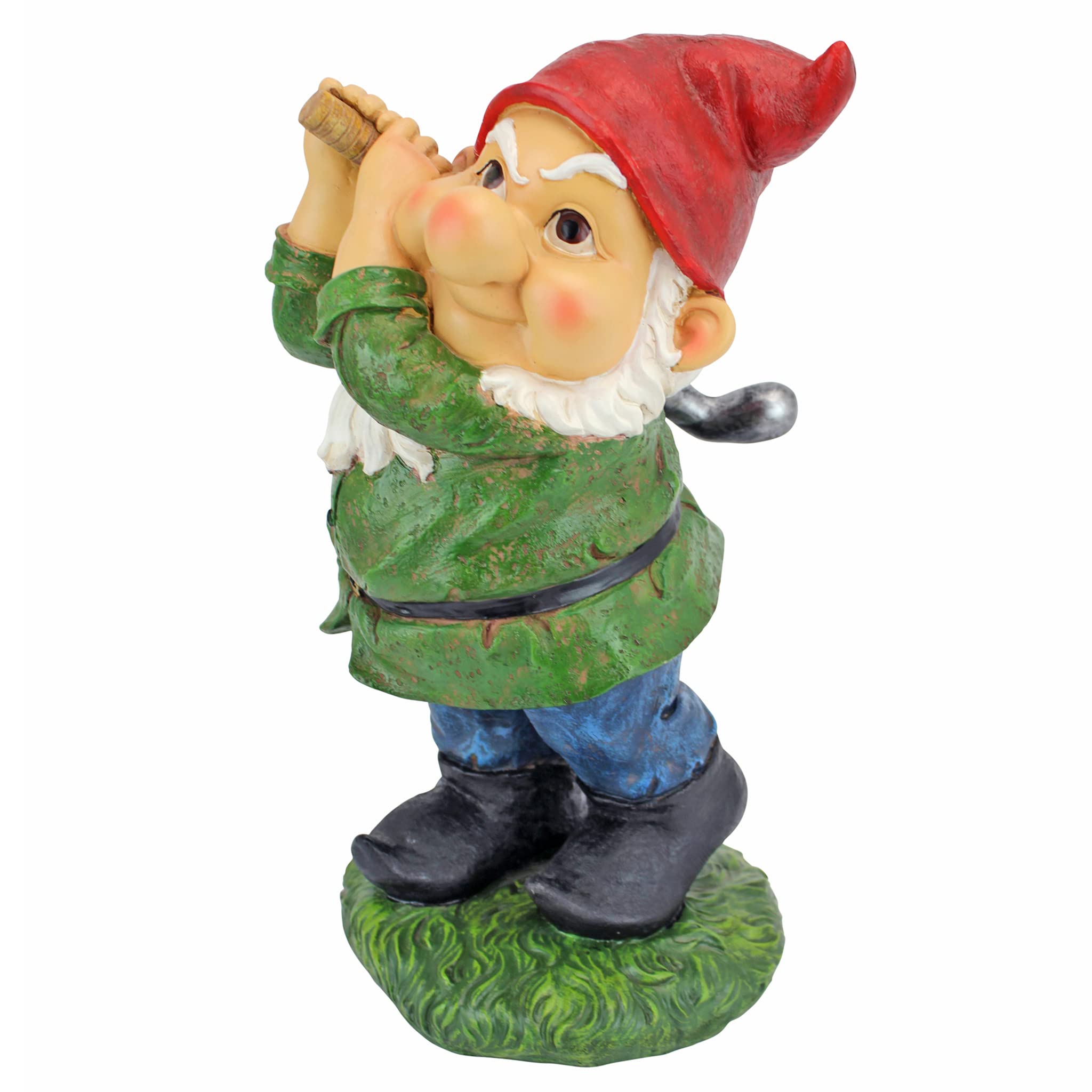 Design Toscano QM2458200 Bigey Burt Funny Golfing Garden Gnome Statue ...