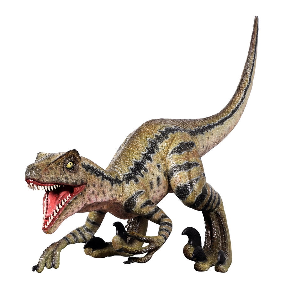 Design Toscano Razor Beak Vicious Velociraptor Jurassic Dinosaur Statue ...