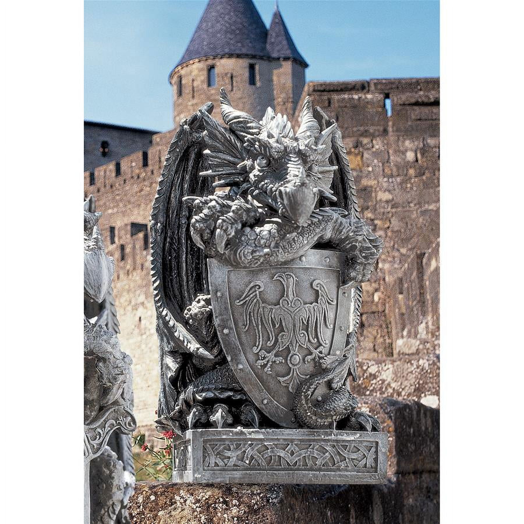Design Toscano Shield, the Arthurian Dragon Statue - Walmart.com